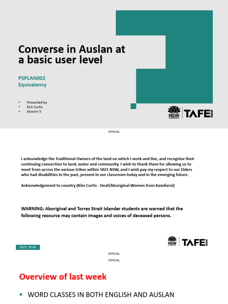 PSPLAN002 Cert II Session 5 Equivalency PDF | PDF | Verb | Linguistic ...