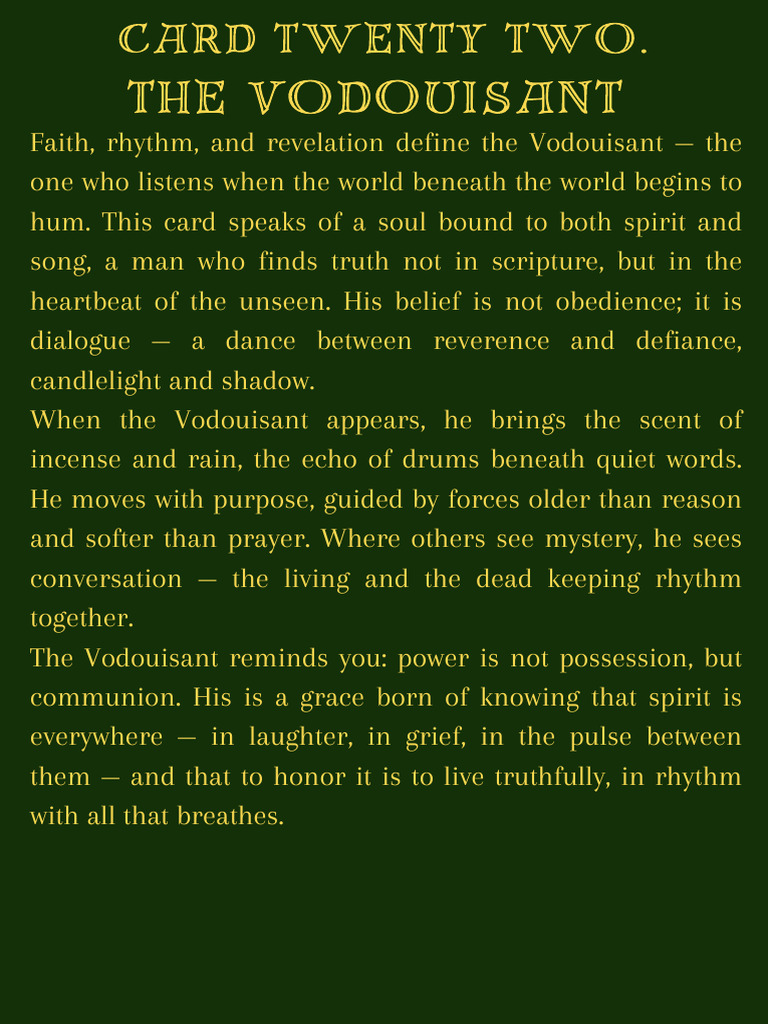 Majestic Gold and Black Illustrated Tarot Card (2) | PDF