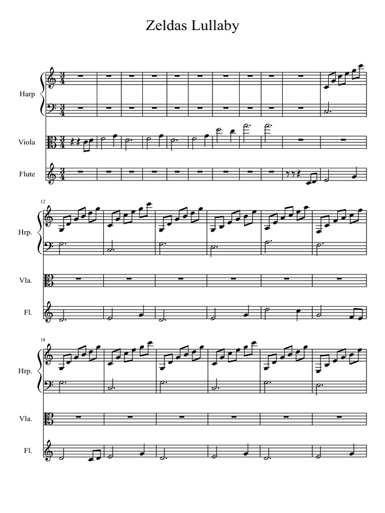 Zeldas Lullaby | PDF