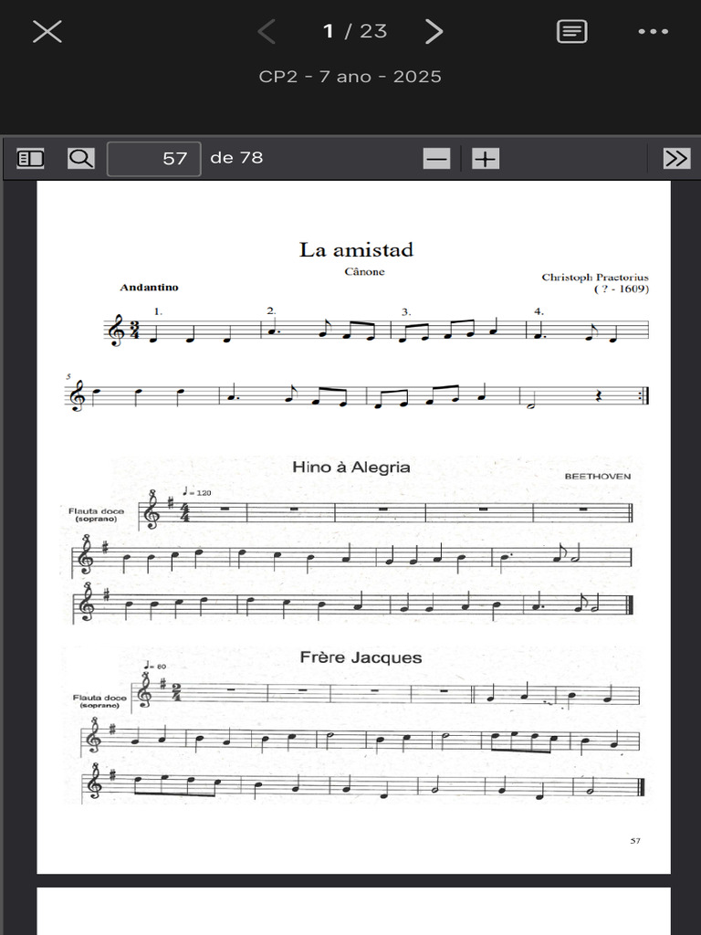 7º Ano - 2025 - CPII Humaitá II - Ed. Musical | PDF