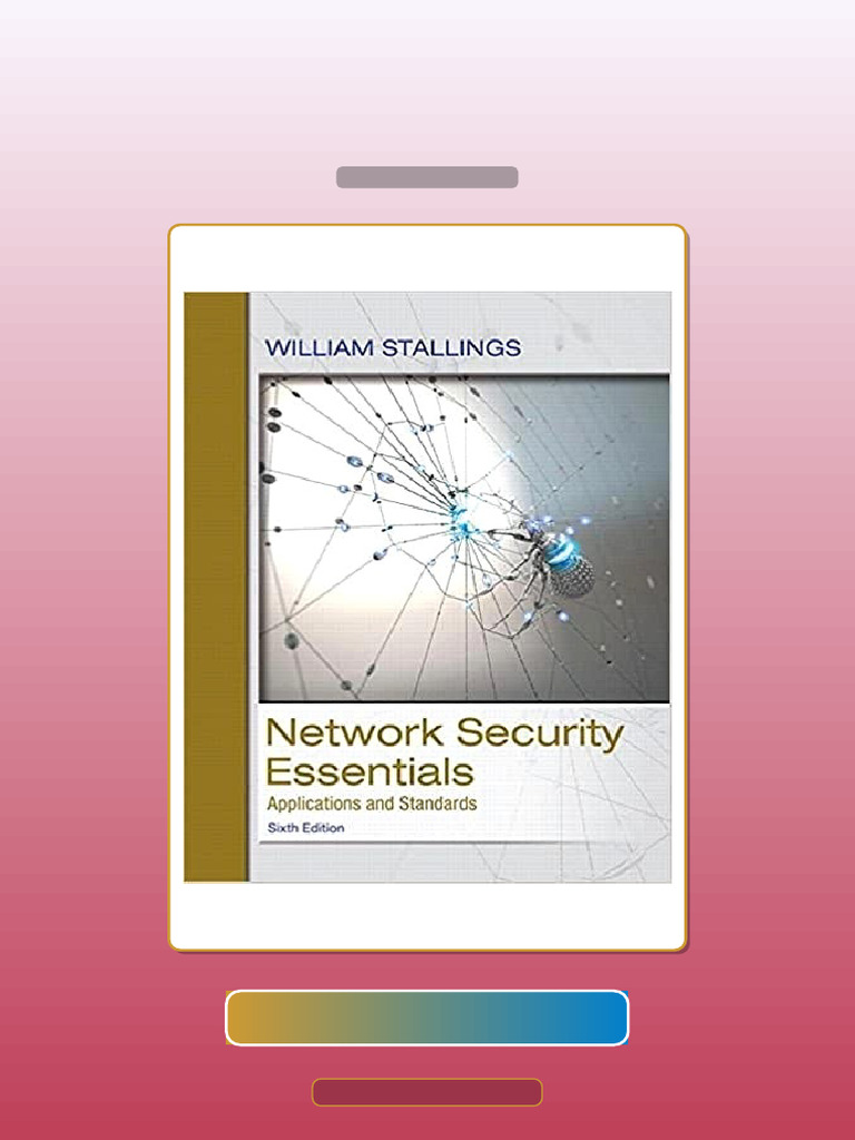 Network Security Essentials Applications and Standards 6th Edition E ...