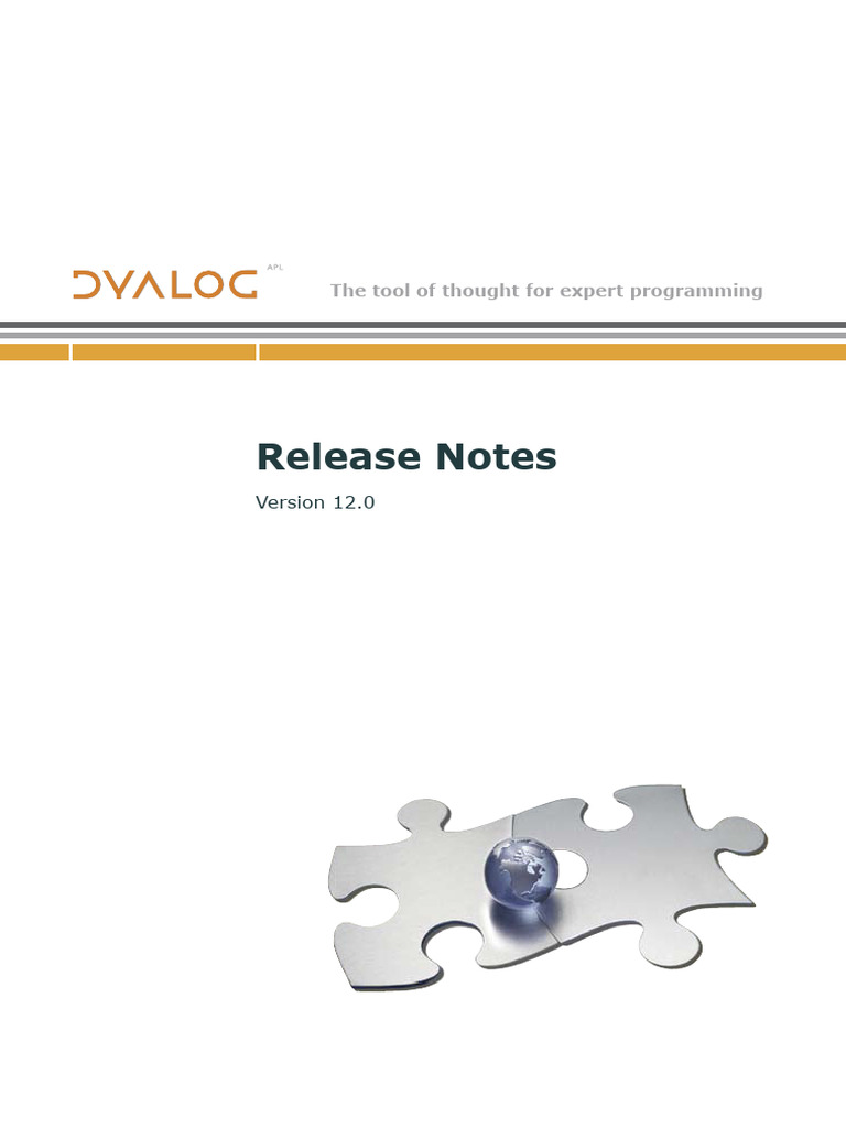 Dyalog APL - Version 12.0 Release Notes - 2750568 | PDF | Apl ...