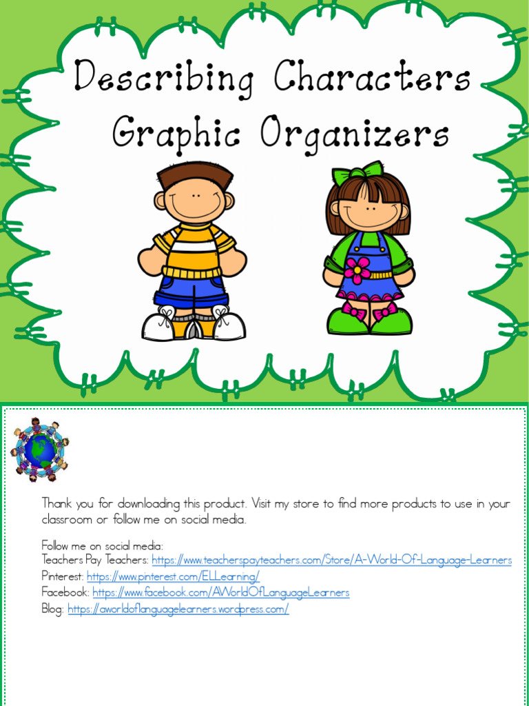 DescribingCharactersGraphicOrganizers-1 | PDF