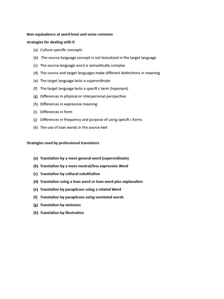 Strategies Used by Professional Translators | PDF