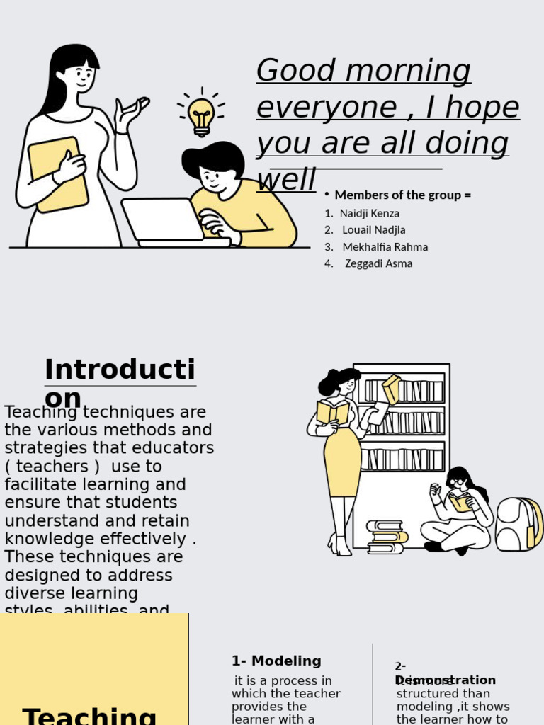 Thesis Statements Educational Presentation (3) | PDF | Learning | Classroom
