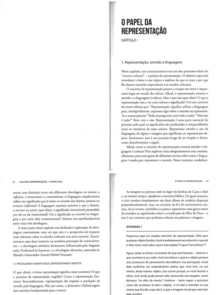 Stuart Hall - Cultura e Representação-Apicuri_ PUC-Rio (2016) (1) | PDF ...