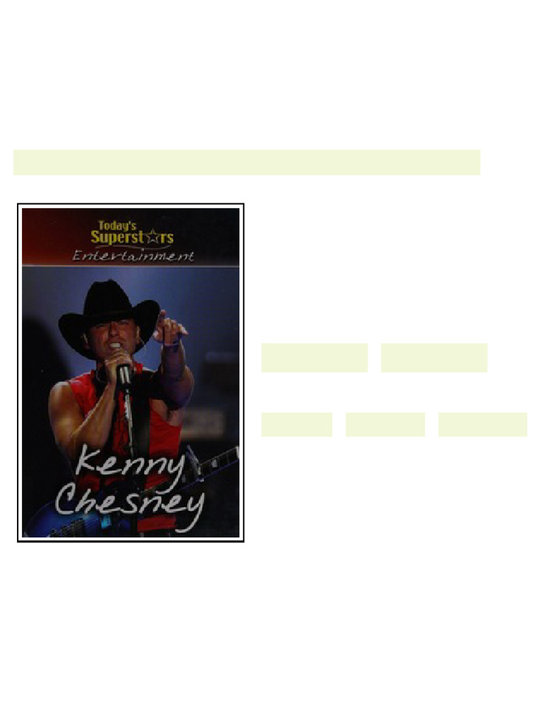 Kenny Chesney ebook one click access | PDF