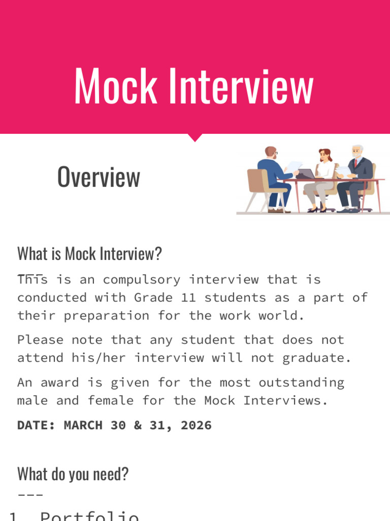 Mock Interview | PDF