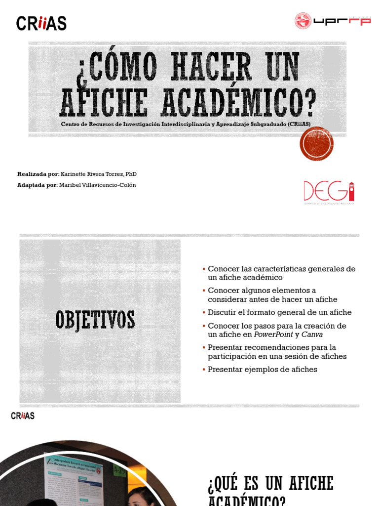 Cómo Hacer Un Afiche Académico | PDF | Póster