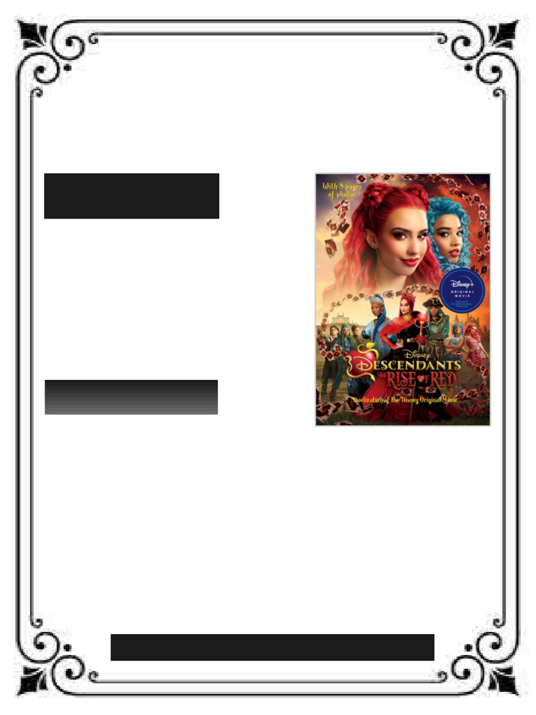 Descendants The Rise of Red Junior Novel Kelsey Rodkey ebook testbank ...