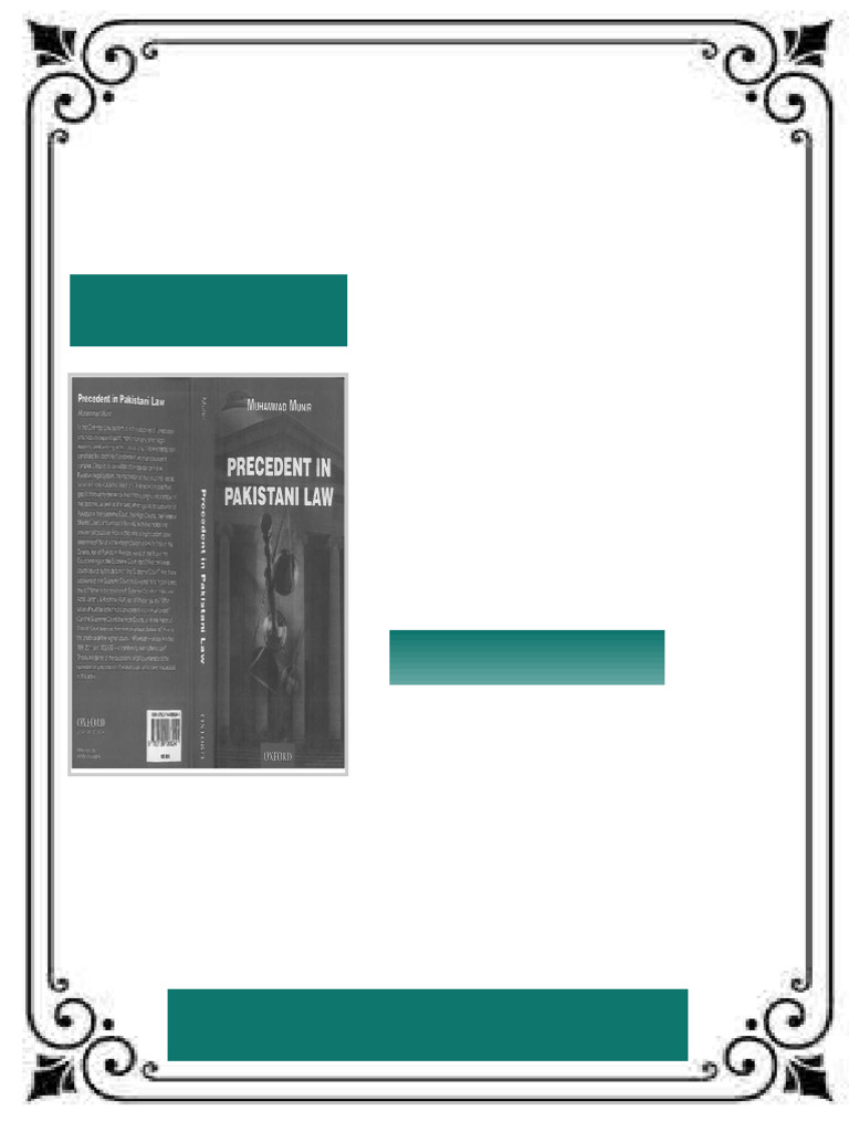 Precedent in Pakistani Law 1st Edition Dr. Muhammad Munir ebook immediate reading link | PDF ...