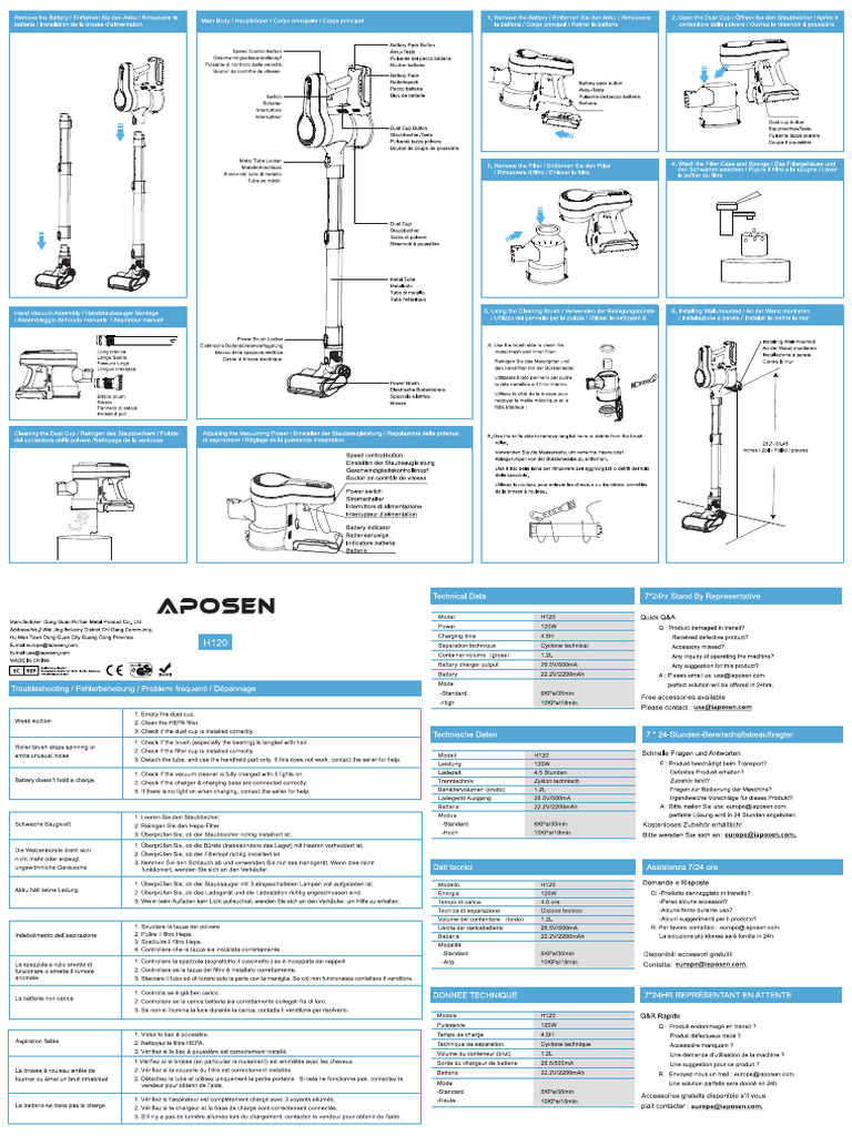 Aposen H120 | PDF