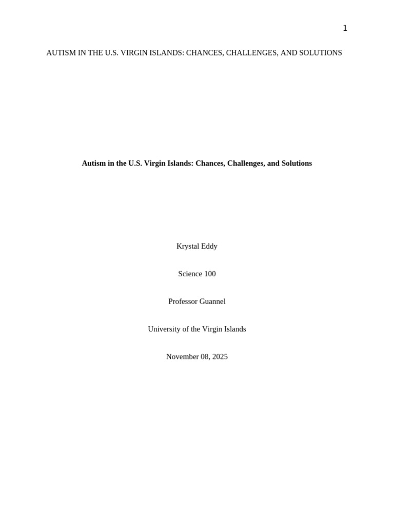 Sp4 Rough Draft Keddy | PDF | Autism | Neurodevelopmental Disorders
