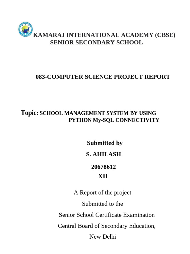 Model Project File | PDF | My Sql | Operating System