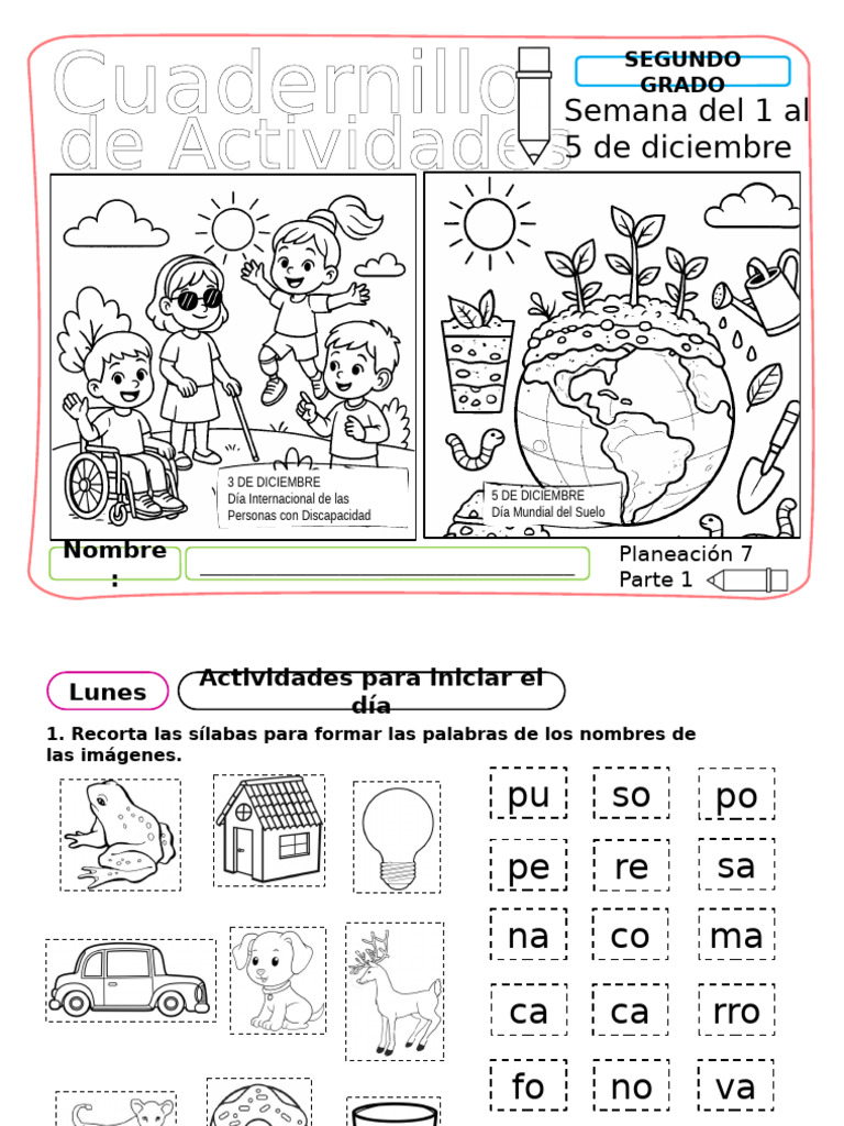 2° Cuad parte 1 | PDF | Navidad | Cumpleaños