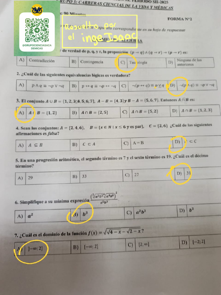 Examen Espe 10 Am Grupo c Profe Alejo-Ing Isaac | PDF