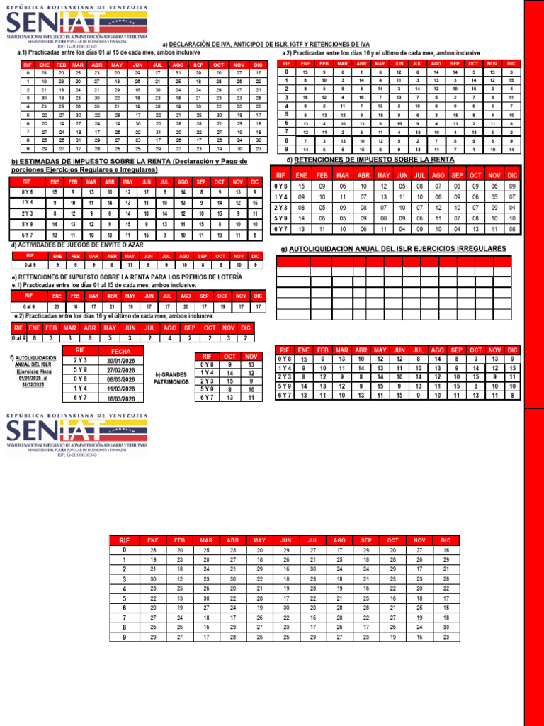 Calendario 2026 Spe y Dpp | PDF