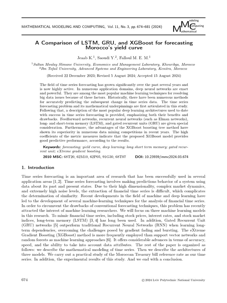 2024112674681 | PDF | Machine Learning | Time Series