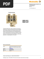 Weidmüller WDU 10 SL/EN Data Sheet | PDF | Electrical Connector ...