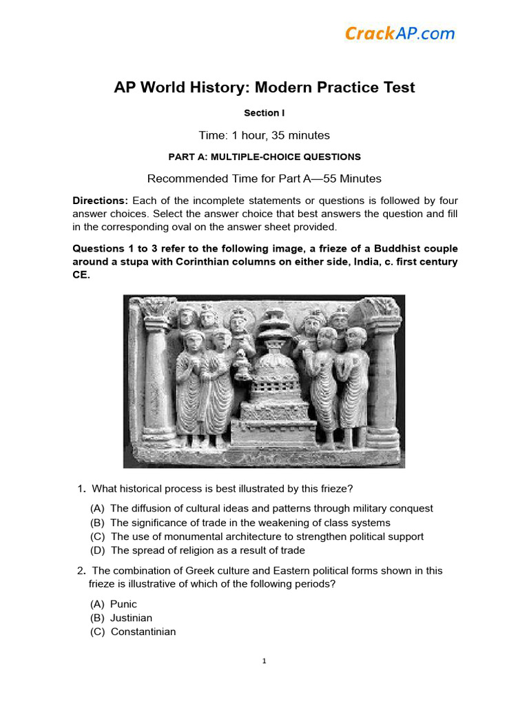 AP World History Modern Full Practice Test 1 | PDF | Slavery | Atlantic ...