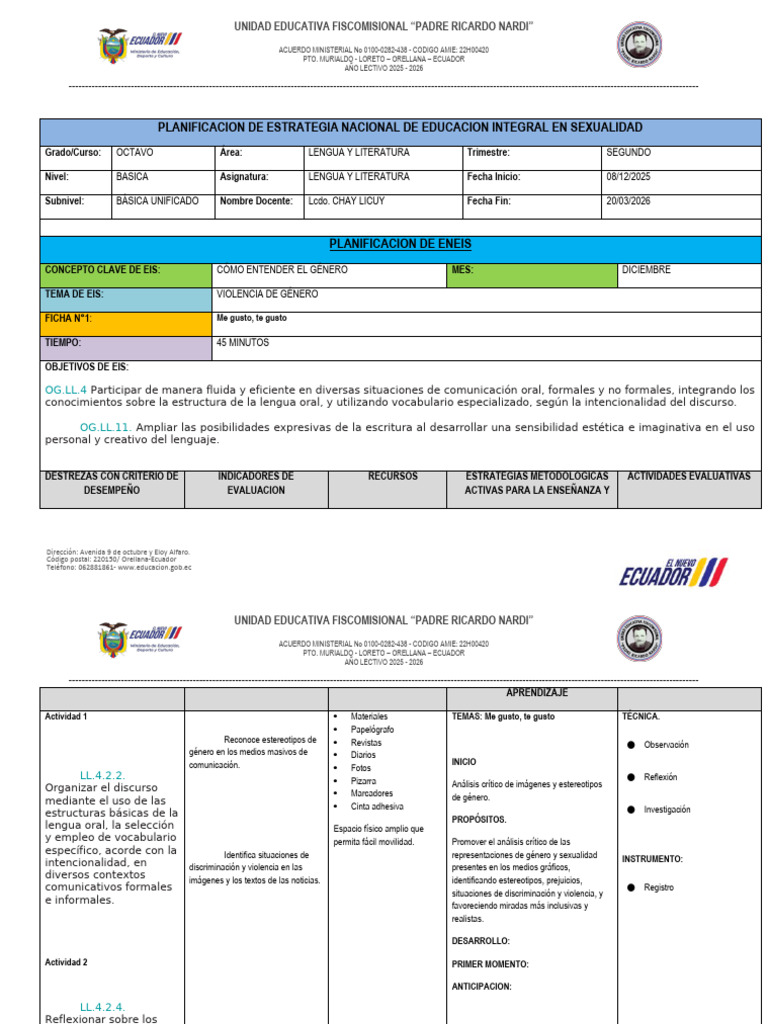ENEIS BASICA SUPERIOR LENGUA Y LITERATURA | PDF | Internet | Evaluación