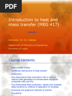 Transient State Heat Conduction in 2D and 3D | PDF