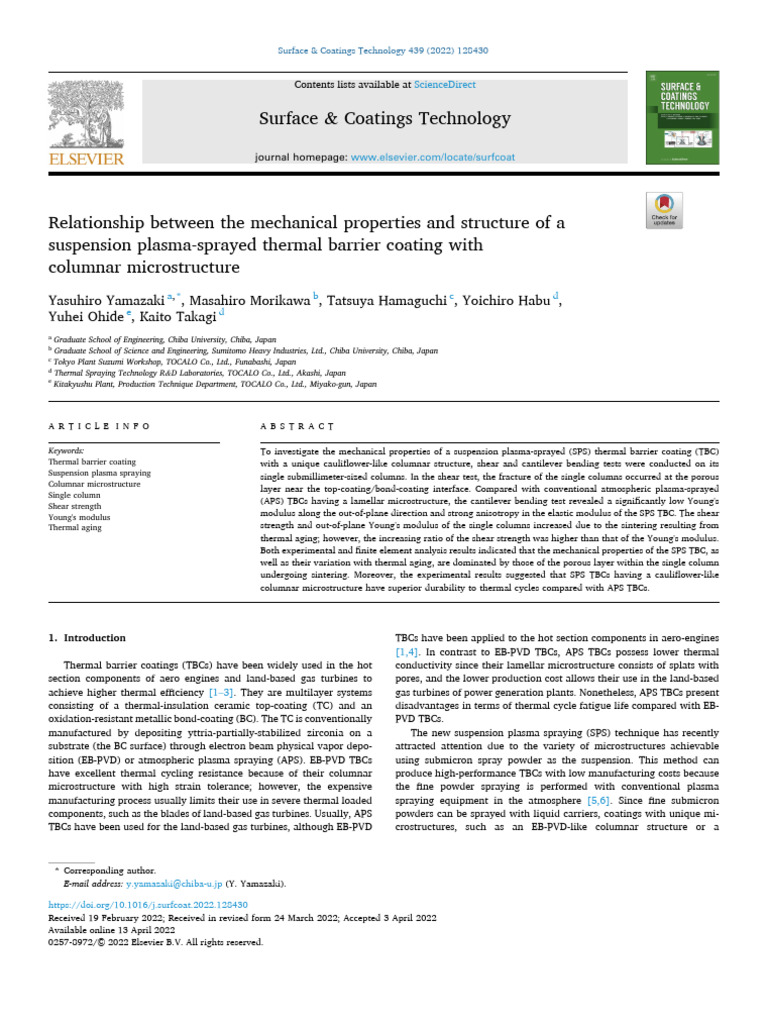 Relationship Between the Mechanical Properties and Structure of SPS ...