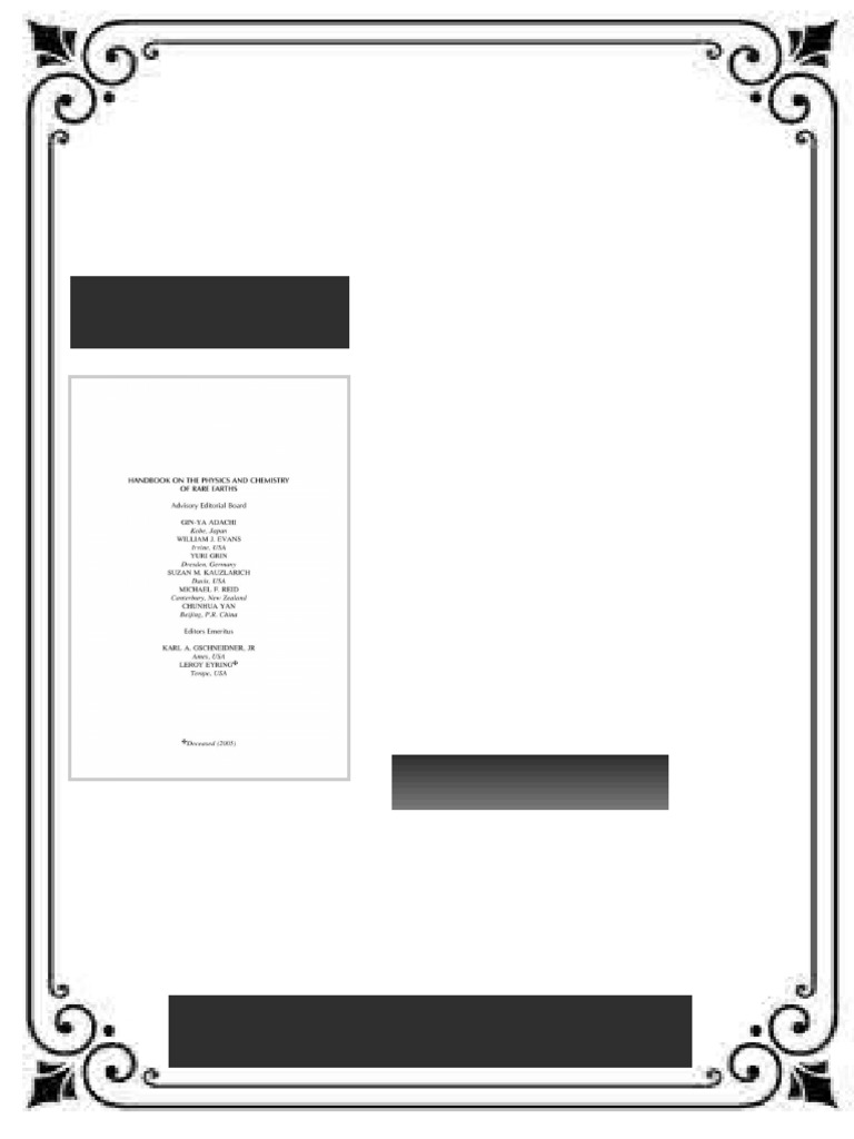 Handbook on the Physics and Chemistry of Rare Earths Volume 46 1st ...