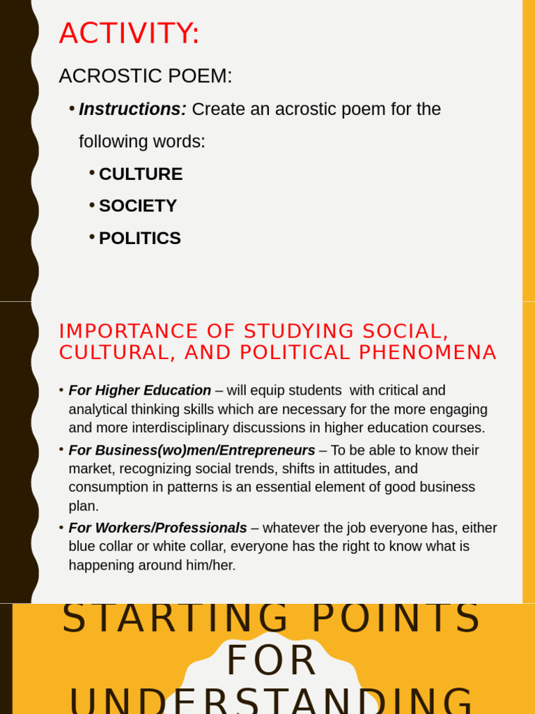 UCSP-UNIT-1 | PDF | Anthropology | Gender