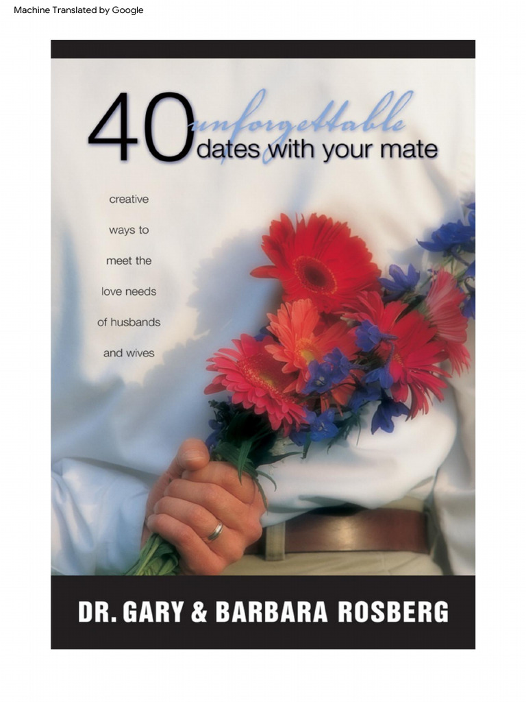 Gary Chapman - 40 Citas Inolvidables Con Tu Pareja | PDF | Amor | Amistad
