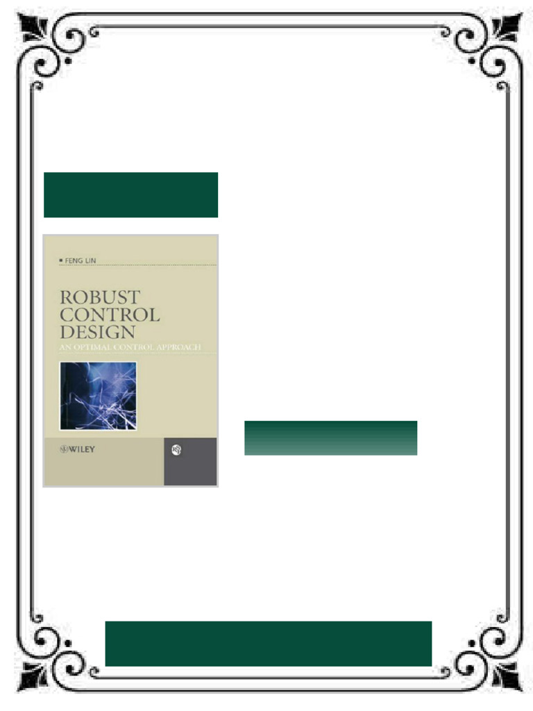 Robust Control Design An Optimal Control Approach RSP 1st Edition Feng Lin ebook optimized page ...