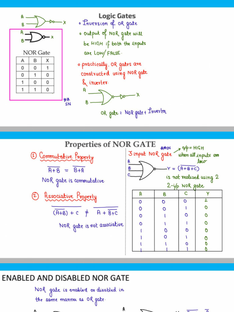 Lecture-07 Logic Gates Part-03_yt | PDF