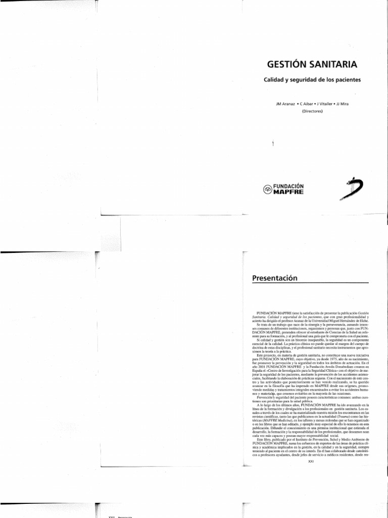 Libro Gestión Sanitaria | PDF