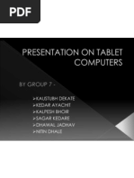 History of The Tablet | PDF | Tablet Computer | Laptop