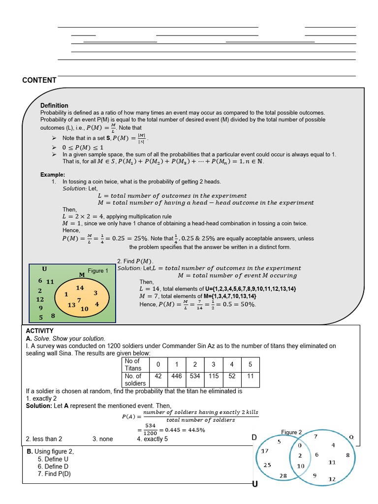 MATH10-Q3-WK7-LAS1 | PDF | Probability | Mathematics