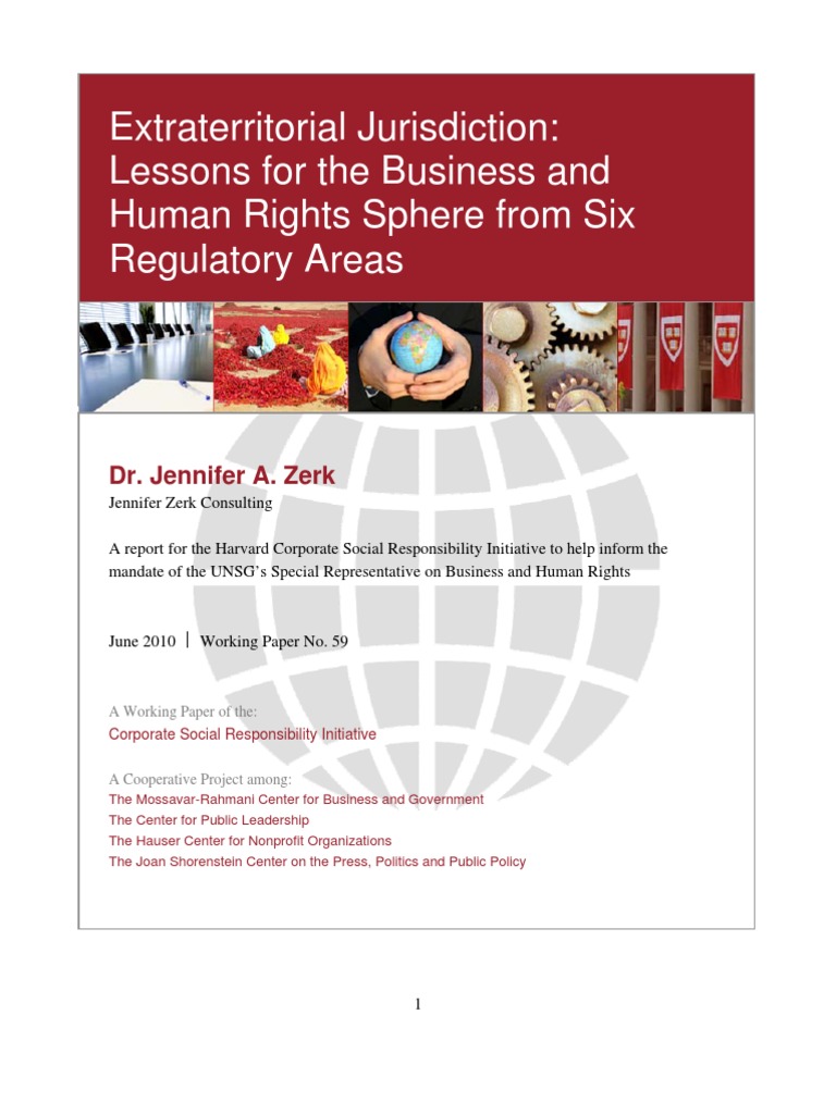 Extraterritorial Jurisdiction Insights | PDF | Jurisdiction | Sovereign ...