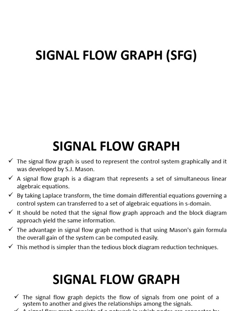 LM 9 Signal Flow Graphs Models | PDF | Combinatorics | Mathematical ...