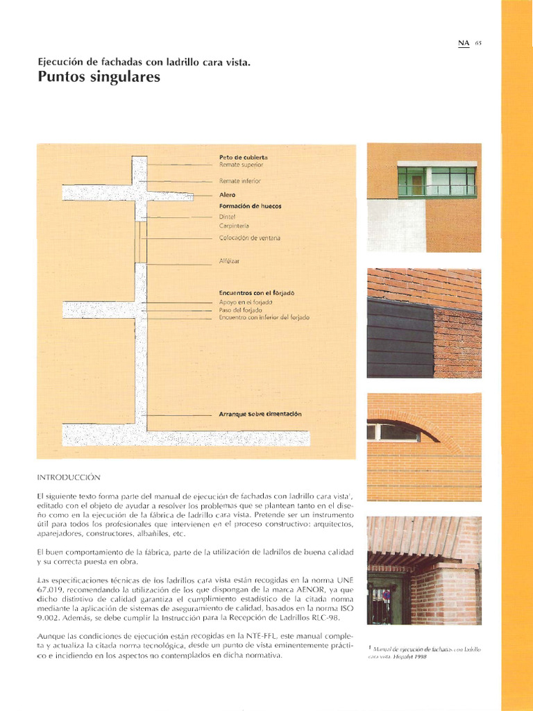 Ejecucion de Fachada Con Ladrillo Caravista | PDF | Aislamiento térmico | Ladrillo