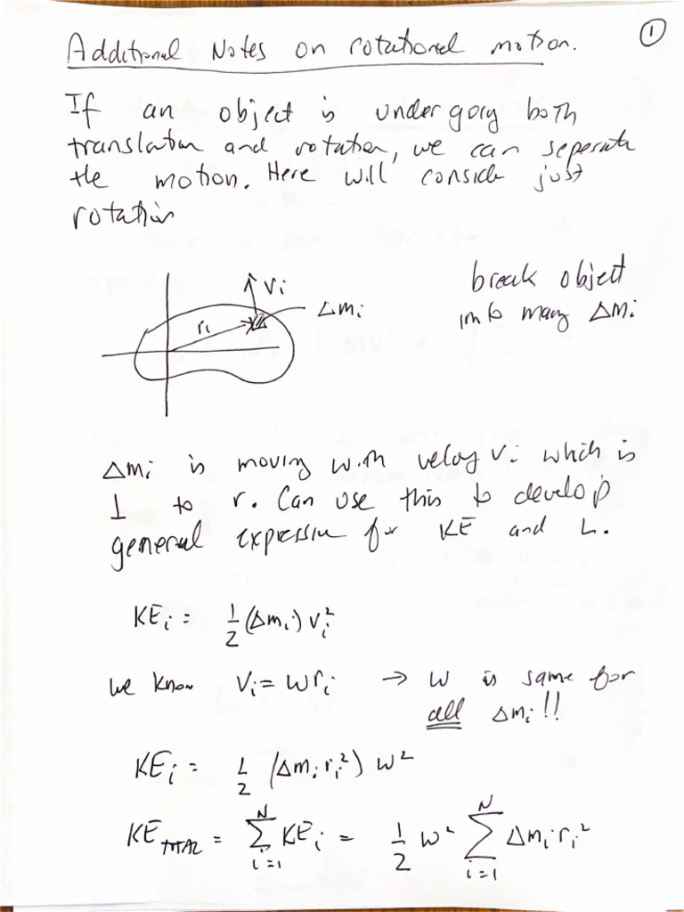 Example Rotational Motion | PDF