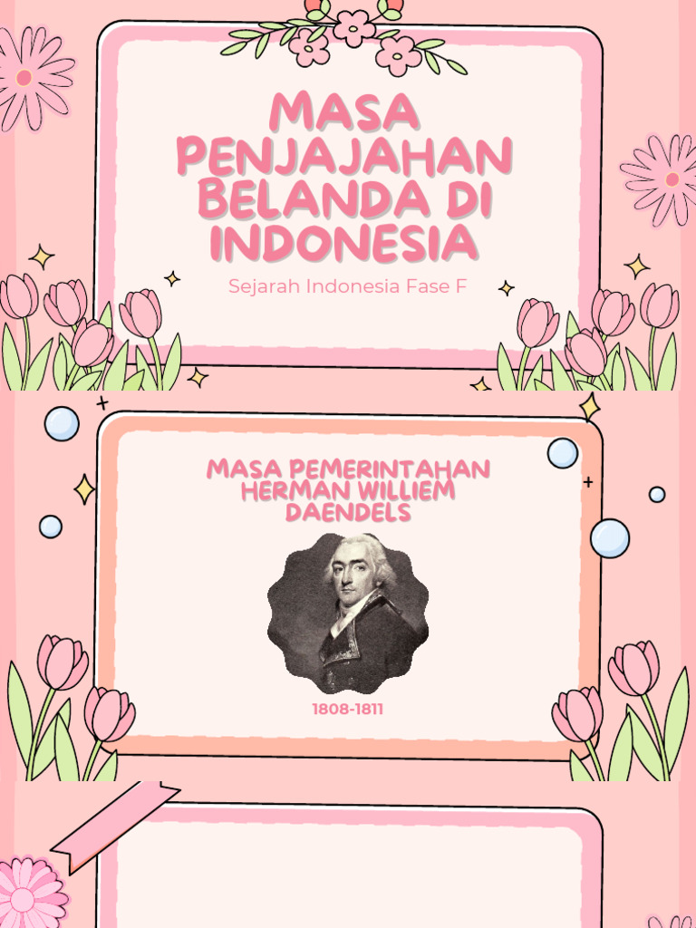 Masa Penjajahan Belanda Di Indonesia | PDF