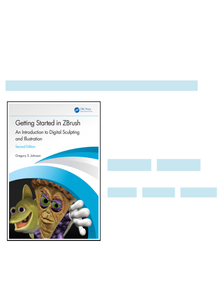 Getting Started in Zbrush: An Introduction to Digital Sculpting and Illustration ebook fresh ...