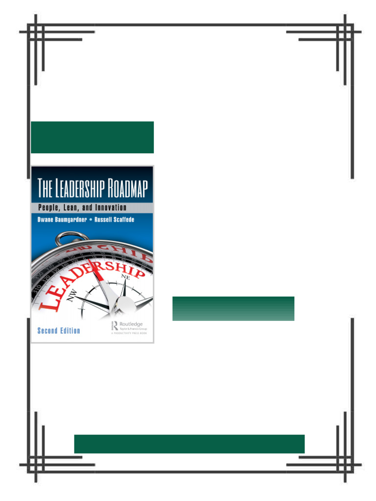 The Leadership Roadmap People Lean and Innovation Second Edition Dwane ...