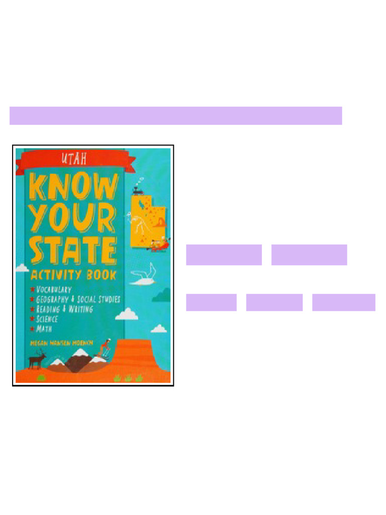 Know your state activity book. Utah ebook premium full text | PDF ...
