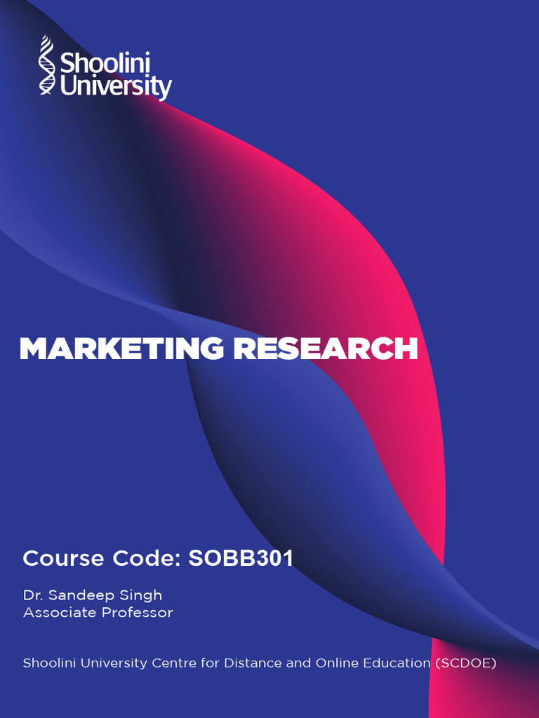 Marketing Research | PDF | Hypothesis | Scientific Method