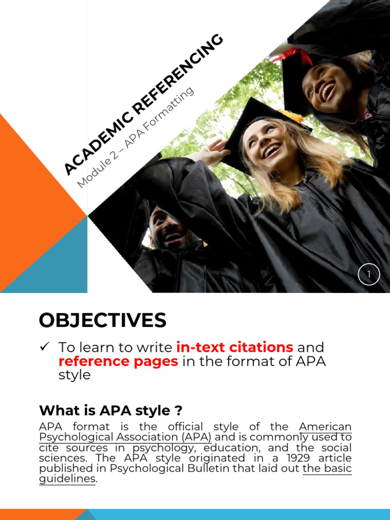 Module 2 - Academic Referencing (Updated on 9 Oct 23) | PDF | Verb ...