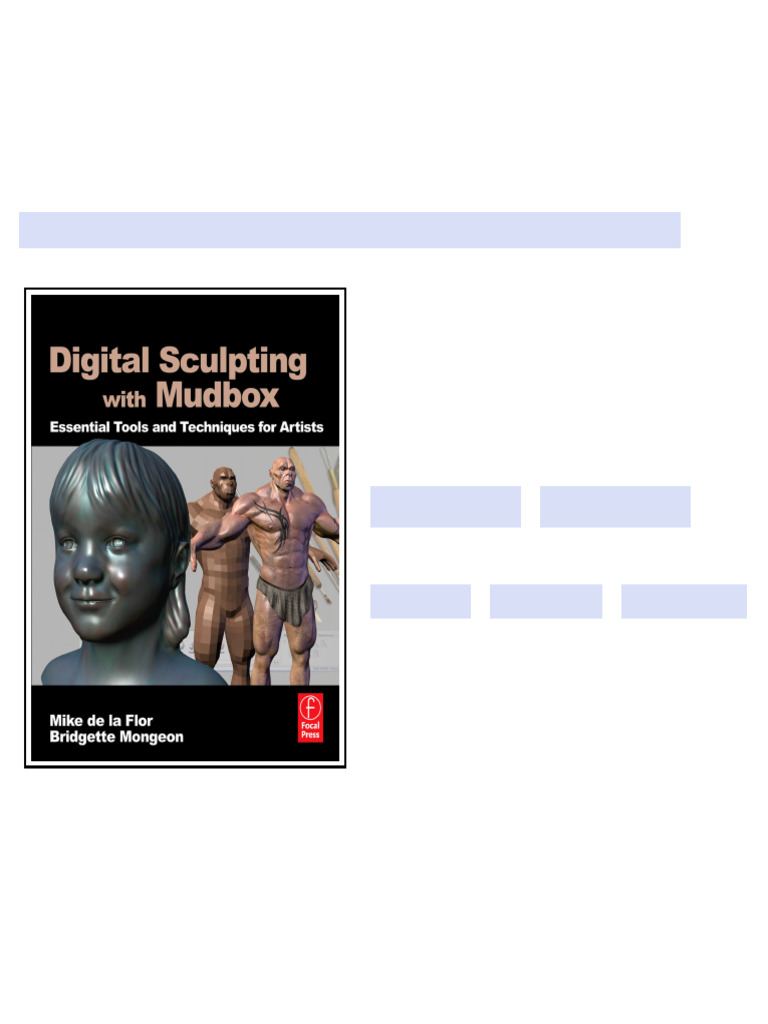 Digital Sculpting with Mudbox ebook hd pdf version | PDF