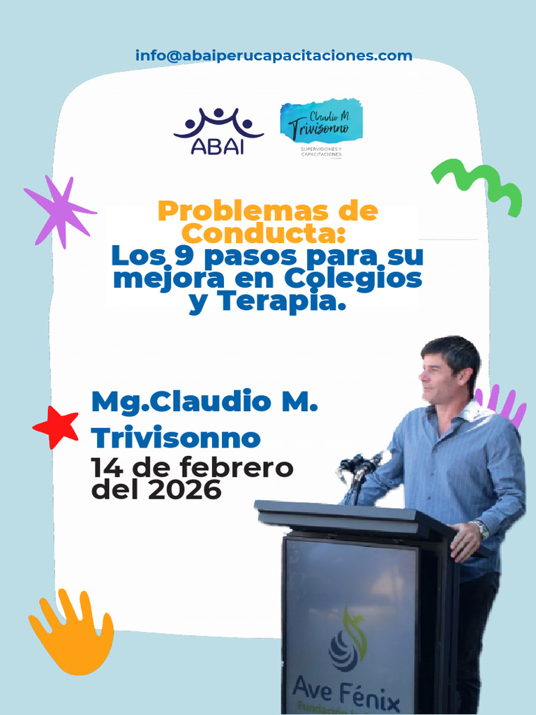 Problemas de Conducta Los 9 pasos para su mejora en Colegios y Terapia ...
