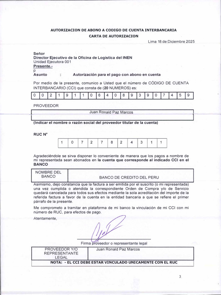 07. FORMATO CCI | PDF