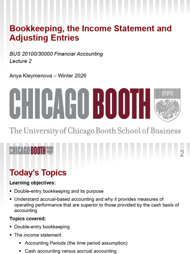 Bus3000lect2 2026 Solutions | PDF | Debits And Credits | Equity (Finance)