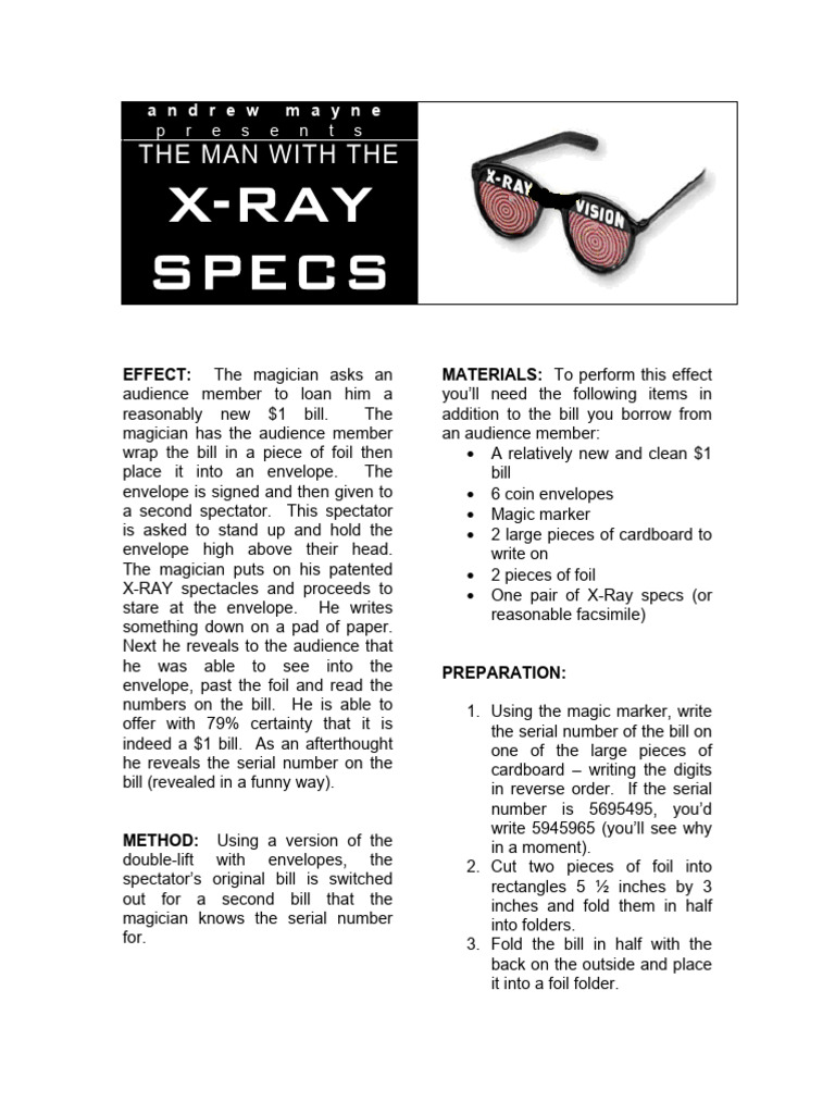Microsoft Word - X-RAY - Doc - Andrew | PDF